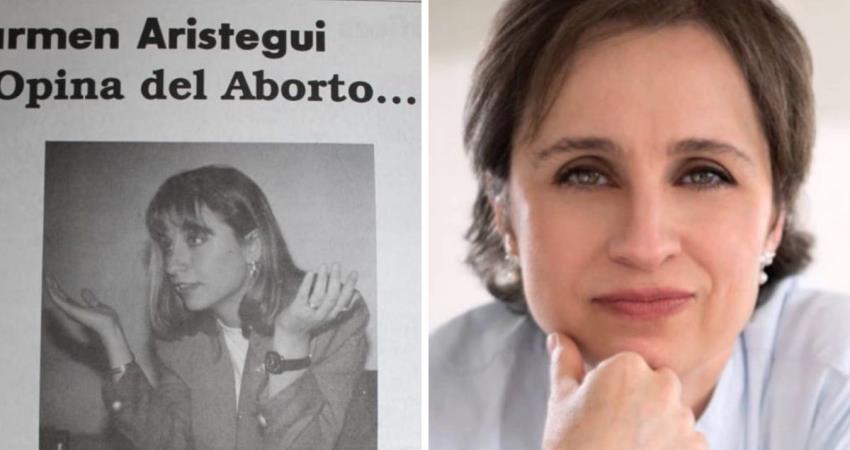 Lo que opinaba Carmen Aristegui sobre el aborto en 1993 - La Cadera De Eva
